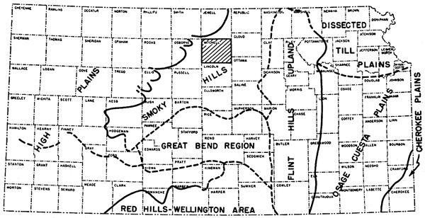 KGS--Mitchell County--Geography
