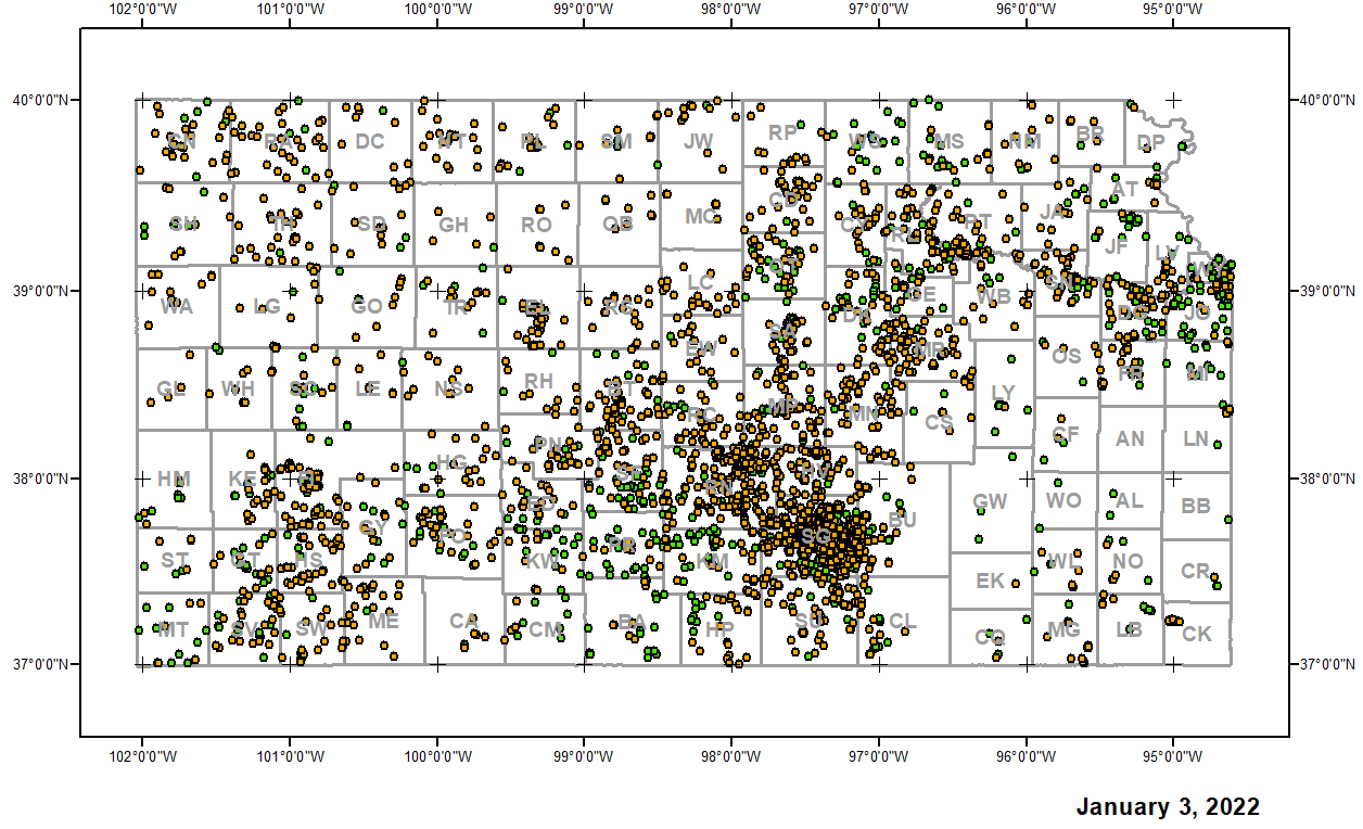 KGS--Status Maps of WWC5 database
